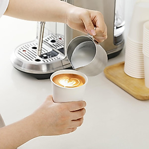 AOZITA 120 Pack 8 oz Paper Cups, Coffee Cups, White Paper Hot/Cold Disposable Beverage Drinking Cup for Water, Juice, Coffee, Tea