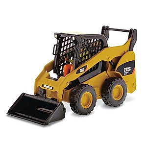 1:32 Caterpillar 272C Skid Steer Loader - Core Classics Series by Diecast Masters - 85167C (Comes with Pallet Fork and Grapple Bucket Attachment)