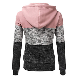 DOUBLJU Lightweight Thin Zip-Up Casual Hoodie Jackets for Womens with Plus Size