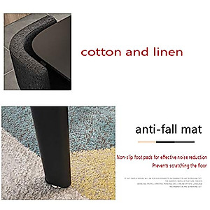 Kitchen Breakfast Bar Table and Chair Set, Dining Round Table Soft Backrest Seat Modern Style Furniture Coffee Kitchen Living Room Milk Tea Shop Fast-Food Shop Western Restaurant