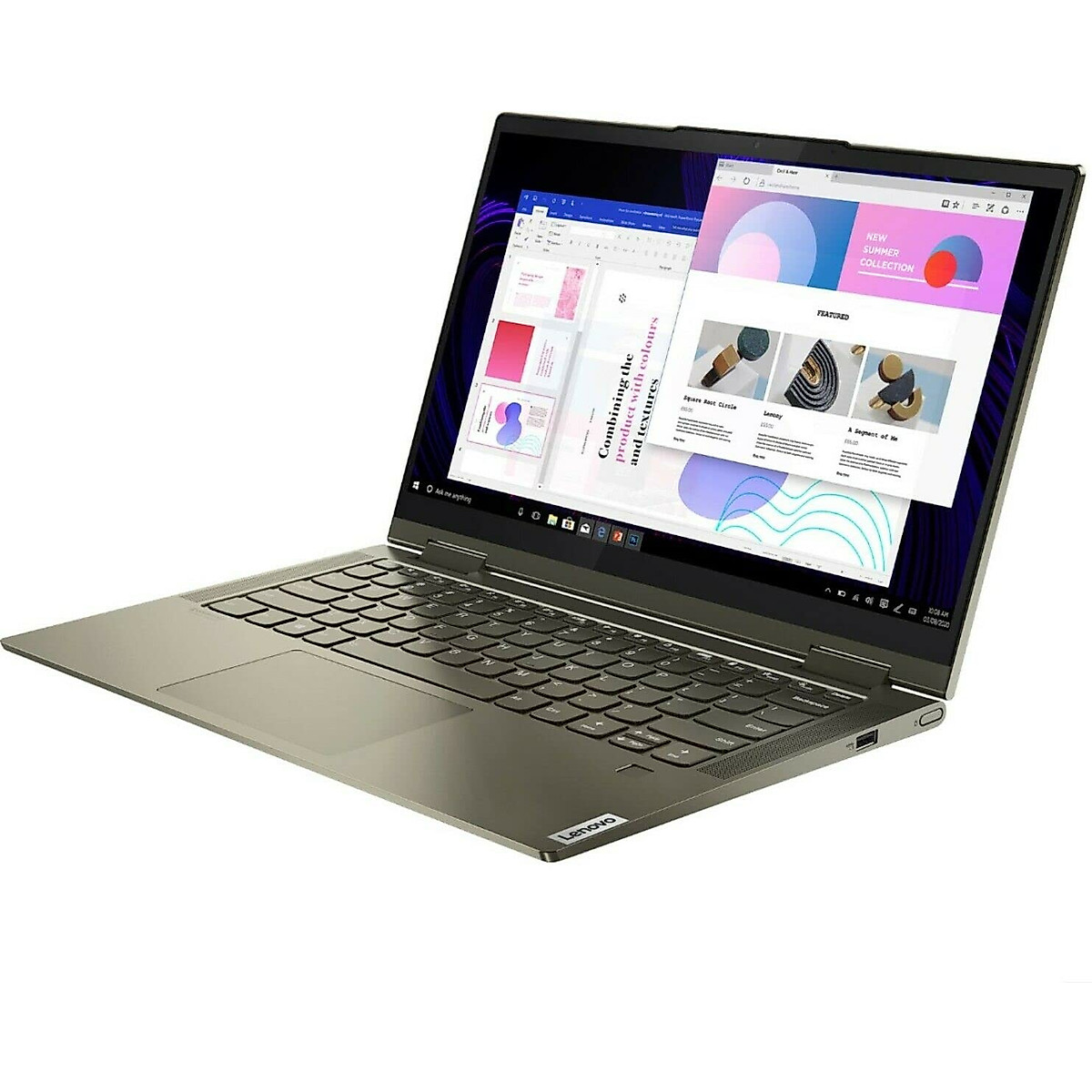 LENOVO 2022 Yoga 7i 2-in-1 Laptop 14 inch FHD Touchscreen Intel EVO Platform 11th Core i5-1135G7 Iris Xe Graphics 12GB DDR4 1TB NVMe SSD WI-FI 6 Windows 10 Pro Fingerprint Backlit Keyboard