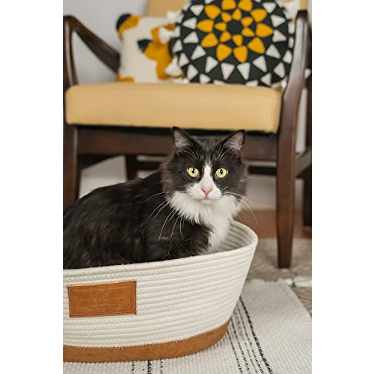 Harry Barker Woven Rope Basket Bed