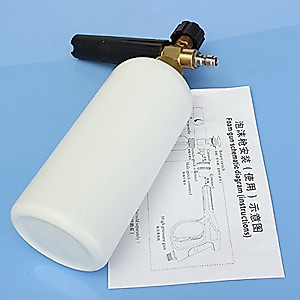 Robert Brown Adjustable Snow Foam Lance Washer Soap 1L Bottle Car Wash Sprayer