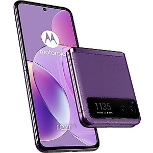 Motorola Razr 40 Dual-Sim 256GB ROM + 8GB RAM (GSM Only | No CDMA) Factory Unlocked 5G Smartphone (Summer Lilac) - International Version