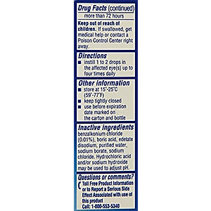 Bausch & Lomb Advanced Eye Relief Maximum Redness Reliver, 0.5 Fl Oz (Pack of 6)
