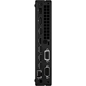 Lenovo ThinkCentre M70q 11DT00FGUS Desktop Computer -Intel Core i5 10th Gen i5-10400T Hexa-core (6 Core) 2 GHz - 8 GB RAM DDR4 SDRAM - 256 GB NVMe M.2 PCI Express NVMe SSD - Tiny - Black