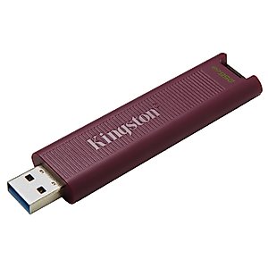Kingston DataTraveler Max Type-A 256GB High Performance USB Flash Drive USB 3.2 Gen 2 Up to 1000 MB/s Sliding Cap Design DTMAXA/256GB