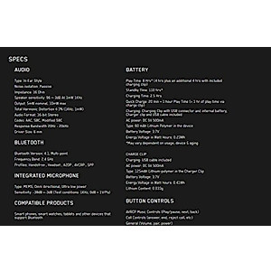 Jaybird FREEDOM 2 In-Ear Wireless Bluetooth Sport Headphones with SpeedFit – Tough All-Metal Design – Carbon