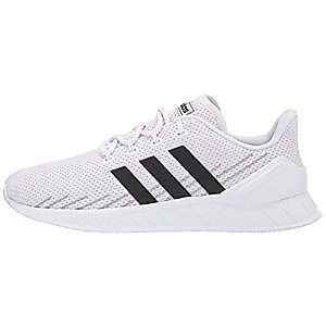 adidas Men's Questar Flow Nxt Running Shoe, White/Black/Grey, 10
