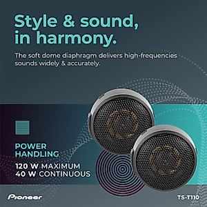 Pioneer TST110 TS-T110 7/8-Inch Component Tweeter