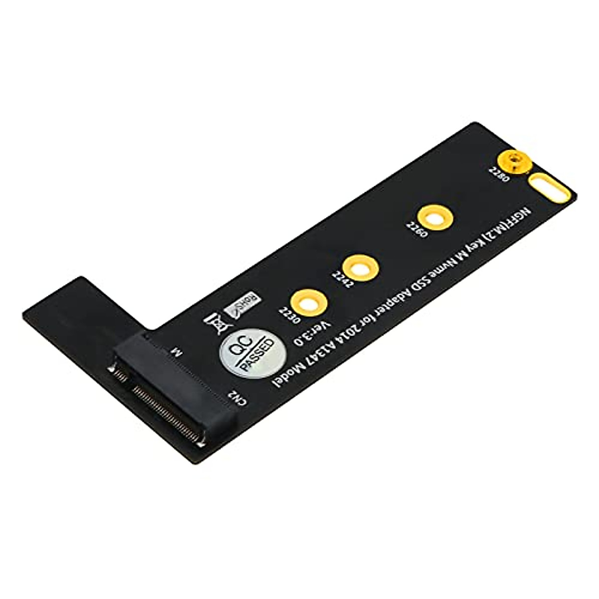 Zyyini Bindpo SSD Converter, M.2 NGFF MKey NVME SSD Converter Card Adapter Module for OS Computer Mini A1347 Model 2014, for M Key SSD