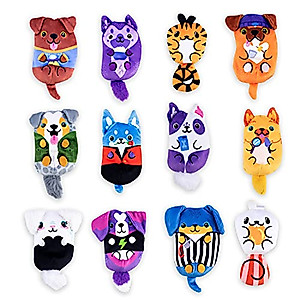 Dogs vs Squirls - Mystery Bag - 2pk - 4" Super-Soft & Bean-Filled Plushies! Collect These as Stocking Stuffers! Great for Advent Calendars - Great for Kids, Boys, & Girls!