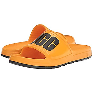 UGG Men's Wilcox Slide Sandal, Saffron, 13