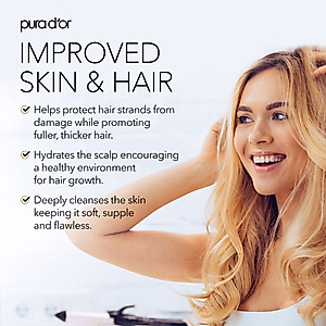 PURA D'OR Organic Jamaican Black Castor Oil, Natural Smoky Scent