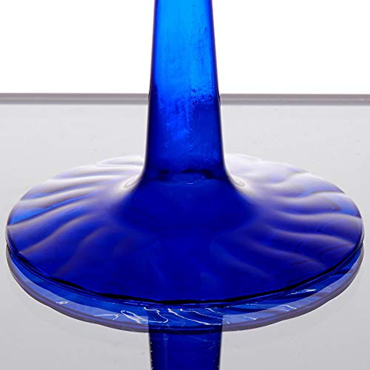 Fineline Settings 12-Piece Flairware 2-Piece Martini Glass, 6-Ounce, Blue