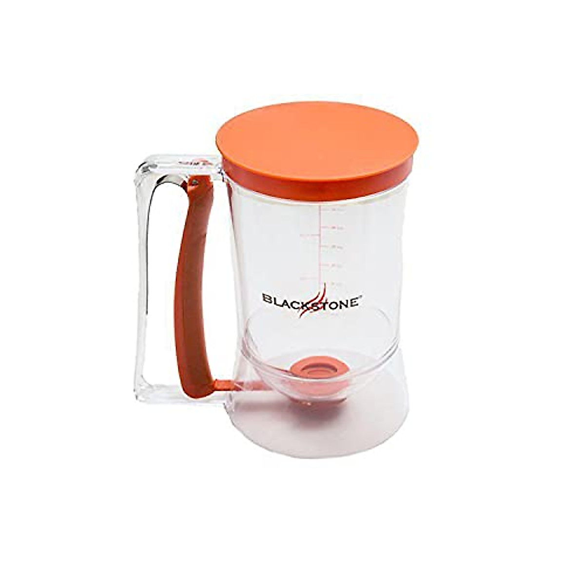 Blackstone 1543 Outdoor Griddle Breakfast Preparation Kit with Pancake Batter Dispenser, Cast Iron Bacon Press, and 2 Non Stick Steel Egg Rings