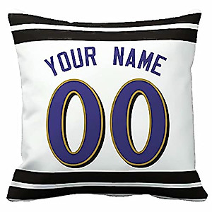Throw Pillow 2 Packs Custom Any Name and Number for Men Youth Boy Gift