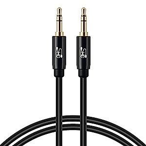 Aux Cable,SHD 3.5mm Audio Cable Aux for Car Auxiliary Audio Stereo Cable 3.5mm Cord Premium Sound Dual Shielded with Gold Plated Connectors-3Feet