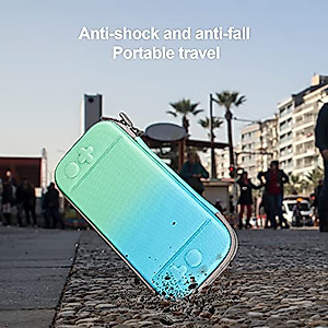 HPJYJ Carry Case for Nintendo Switch, 10 Game Cartridges, Protective Case for Nintendo Switch, Nintendo Switch Bag, Carrying Case Compatible with Switch Console & Accessories