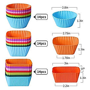 Silicone Lunch Bento Box, 52 Pack Bento Lunch Box Bundle Dividers with Food Picks Lunch Accessories, Durable, Reusable, BPA-Free, Freezer and Dishwasher Safe