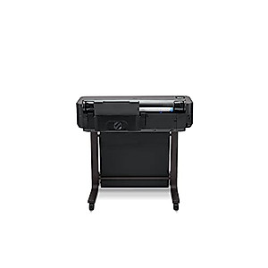 HP DesignJet T650,Color Large Format 24-inch Plotter Printer, Includes 2-Year Warranty Care Pack (5HB08H) ,Black