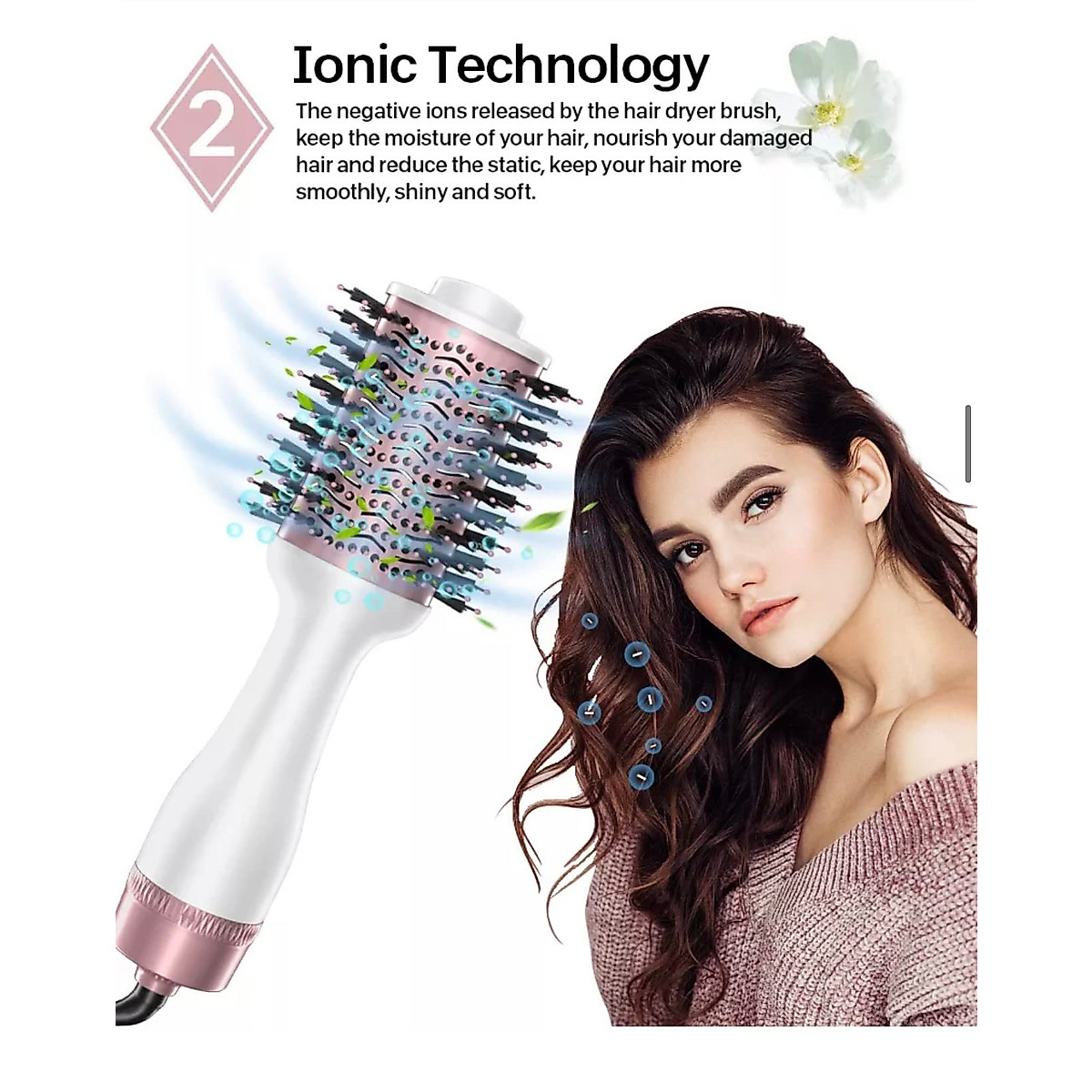 One-Step Professional Hair Dryer Brush, Volumizer, Straightener and Curler by JONIK BEAUTY AND FASHION!