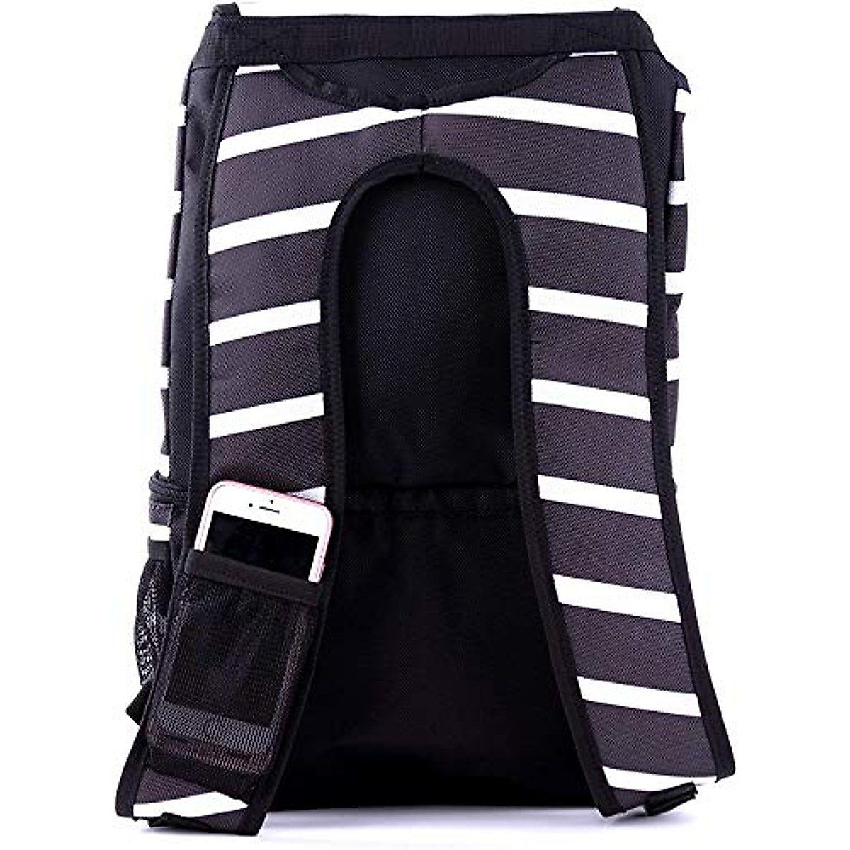 One Girl Savvy Outdoors Cooler Backpack | Durable, Lightweight, Stylish Design, High-Density Insulation Material & Leak-Proof | Perfect for Events, Picnics, Beach Activities, Hiking & More, Stripes
