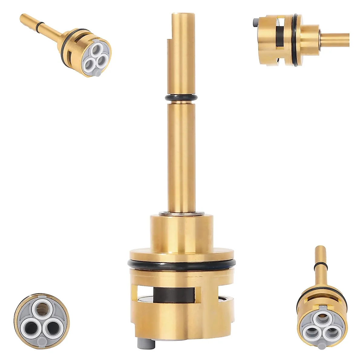 RP51919 6-Setting Diverter Cartridge for Delta Faucet Valve Body R11000, R22000, R10000-unbx, R10000-unbxhf, R10000-unws,Series - Brass Faucet Diverter Cartridge, No Leakage
