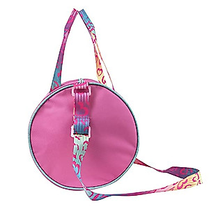 Dance Duffle Bags for Dancers, Girls, Teens, and Student Athletes, Fun Dance Workout Duffel Bag for Girls and Boys (Pink)