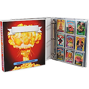 UniKeep Garbage Pail Kids GPK Themed Collectible Card Storage Binder - Complete With 20 Card Pages (Adam Bomb)