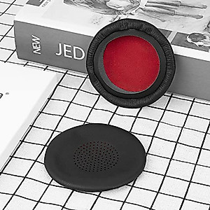 Geekria QuickFit Ear Pads Replacement for Plantronics Voyager Focus UC B825, Voyager Focus 2 UC, BLACKWIRE 5220 5210 7225, Backbeat Sense Headset Earpads, Ear Cups Cover Repair Parts (Black)