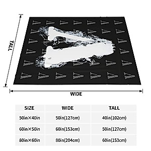 Fashion Blankets Ultra-Soft Casual Blanket Throw Flannel Sherpa for Couch Sofa Christmas Home Decor Blanket 50X60 in