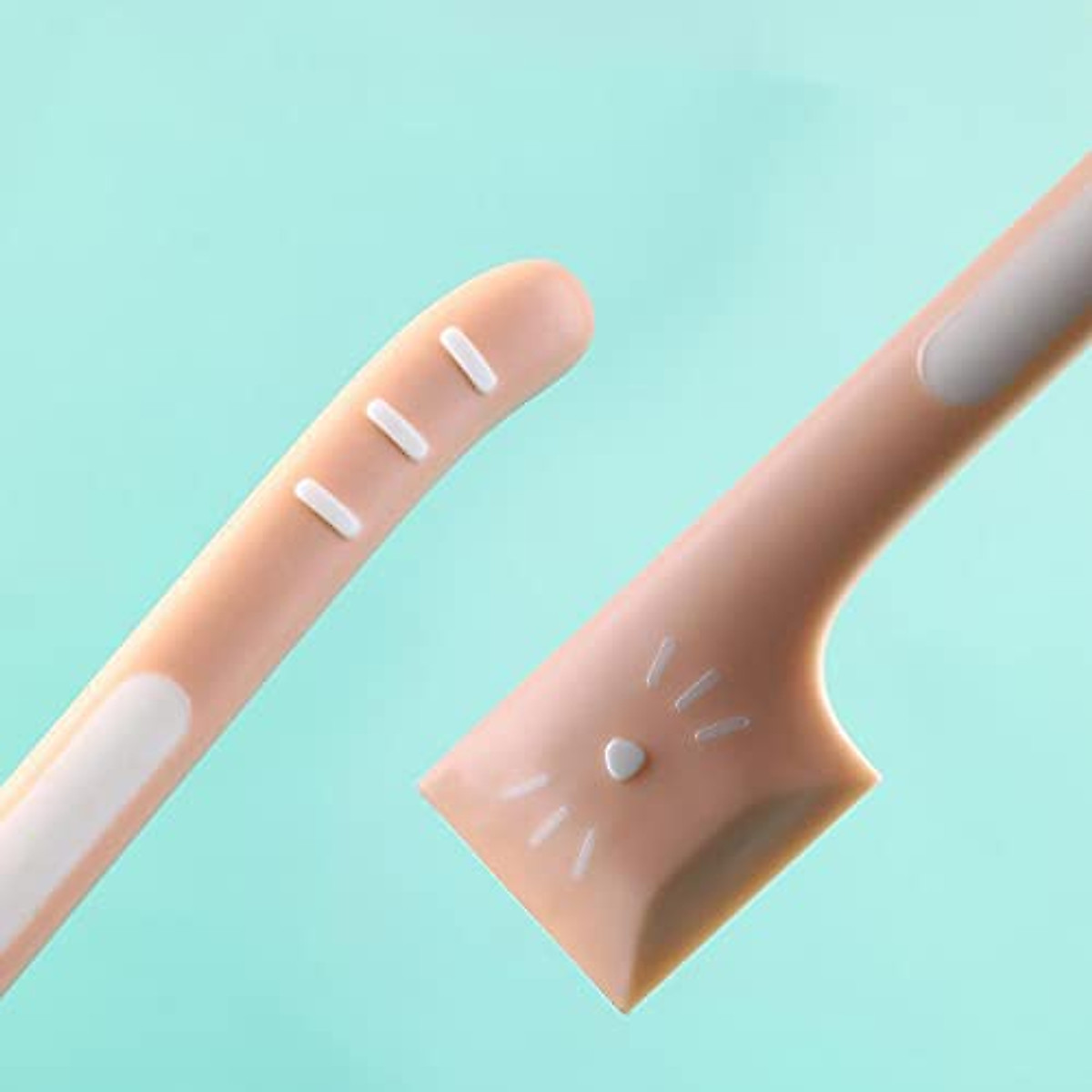 4 PACK Pet Food Can Supplies Mixing Spoons Canned Scoop for Cat Dog Feeding and Wet Storage (Pink + Gray)