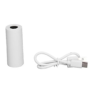 ANGGREK Mini Printer, Multifunctional Portable Connection Time Saving Thermal Photo Printer for Students for Office