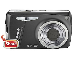 Kodak Easyshare M575 14 MP Digital Camera with 5x Wide Angle Optical Zoom and 3.0-Inch LCD (Midnight Black)