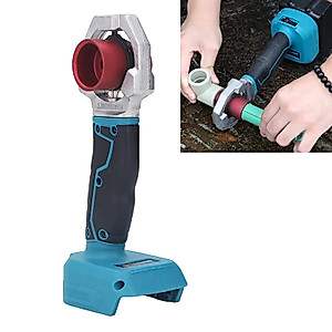 Plastic Water Pipe Welder, Cordless Handheld Socket Fusions Welder Kit, Rechargeable PPR Pipe Welding Machine with 6 Die Heads for PPR PE PB HDPE Pipe (340℃ Constant Temperature)