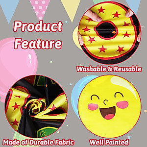 100th Day of School Backdrop, Happy 100 Days Background Banner for Kindergarten Preschool Primary School Celebrate 100th Day Party Supplies Favors (Black)