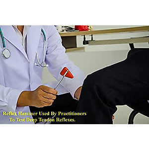 AAProTools Lot of 6 Red Taylor Tomahawk Reflex Hammer for Neuro Examination