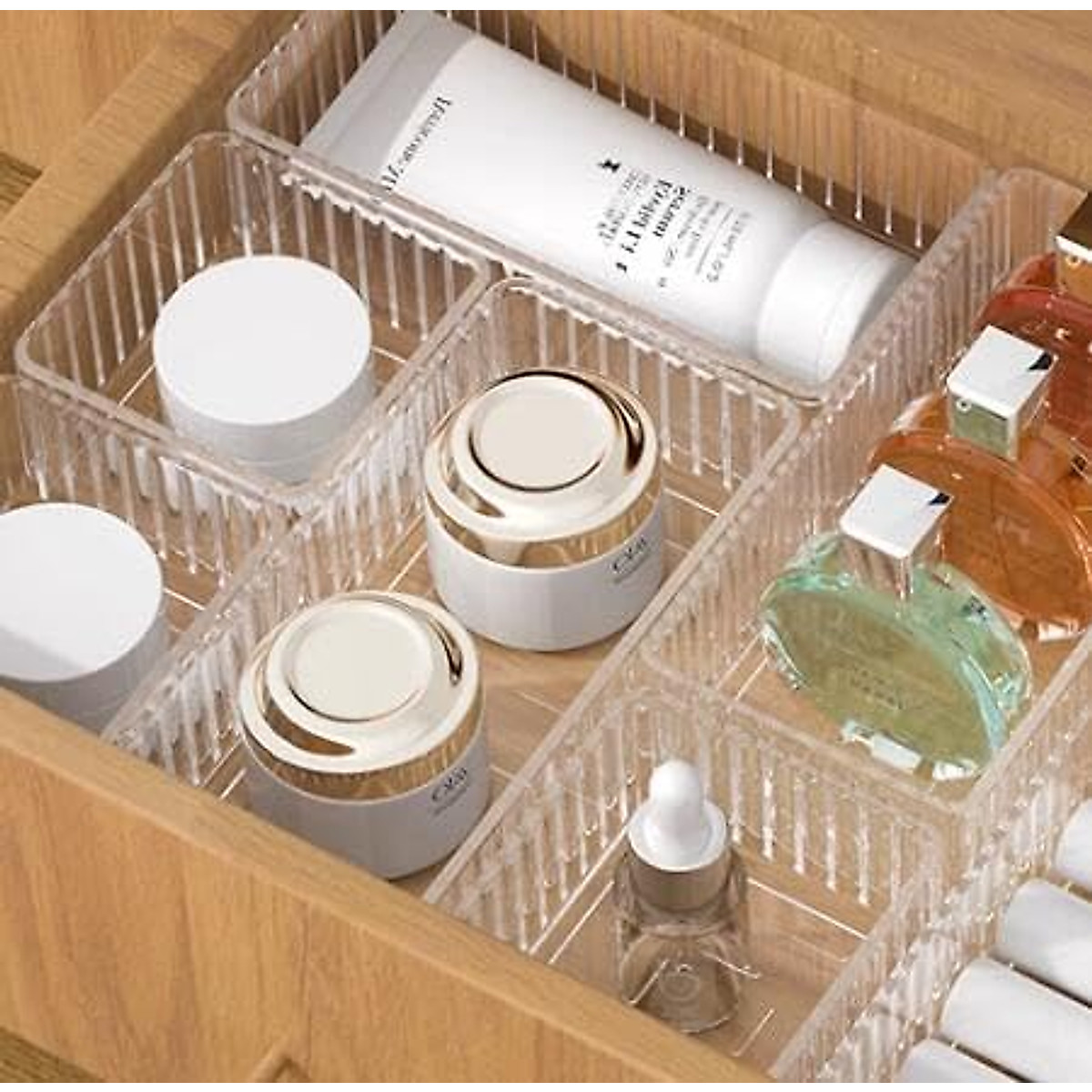 123Arts 4 Pack Plastic Sugar Packet Holders, Tea Bag Bowls, Drawer Organizer