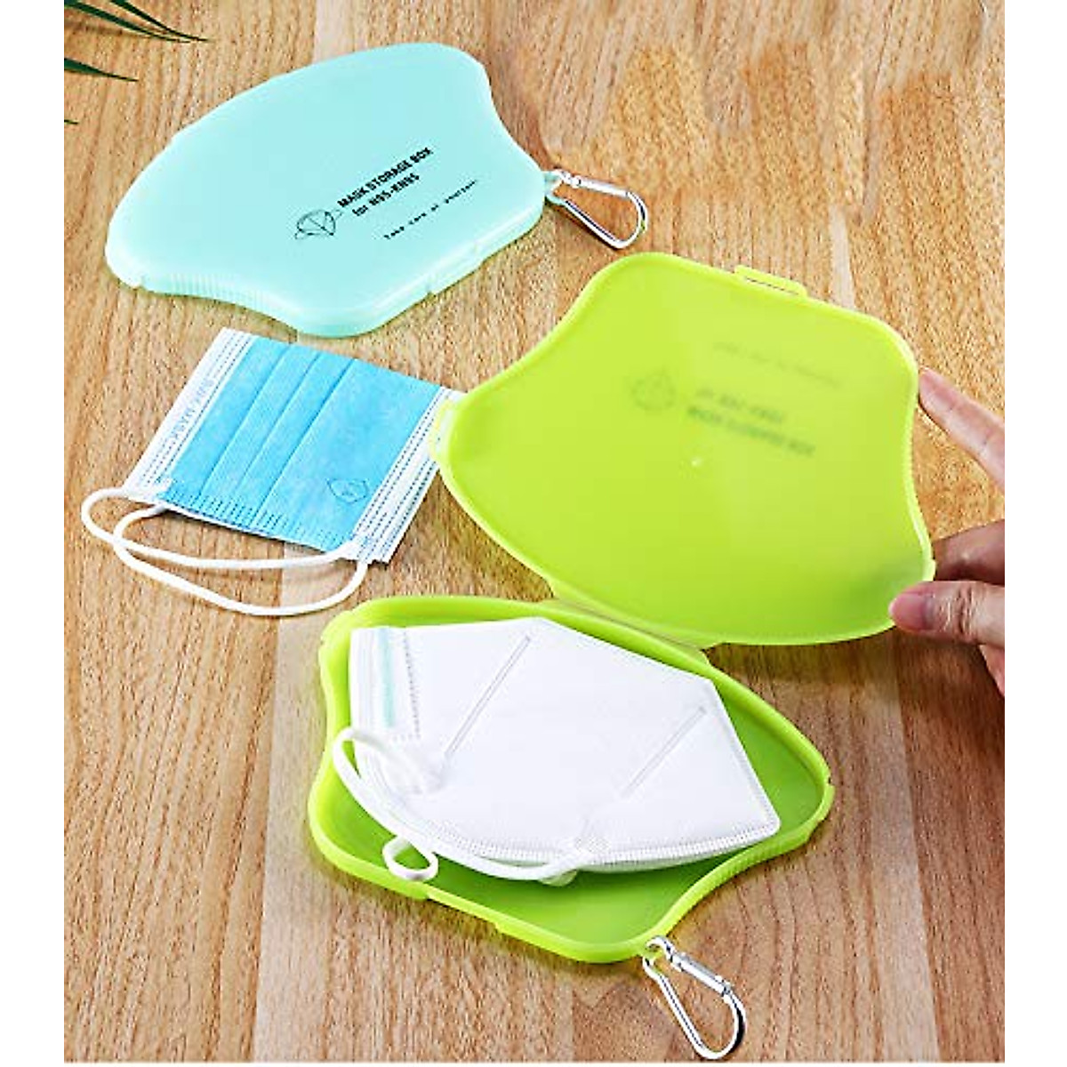 2Pack Storage Holder, Multi Purpose Carrying Case Box with Convenient Design, Portable Reuable Useful Sanitary,Dust Proof, Moisture Proof, Diswasher Safe as Necessity for Daily Use