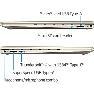 HP 2020 Envy x360 2-in-1 13.3" FHD IPS Touchscreen Laptop Intel Evo Platform 11th Gen Core i7-1165G7 8GB Memory 1024GB SSD Pale Gold - Backlit Keyboard -Fingerprint Reader -Thunderbolt - WiFi 6