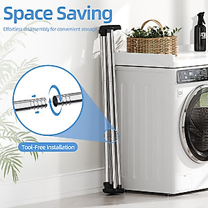 APEXCHASER Clothes Drying Rack - Efficient Laundry Rack, Collapsible Clothing Rack, Foldable Clothes Drying Rack, Heavy Duty Stainless Steel Clothes Rack