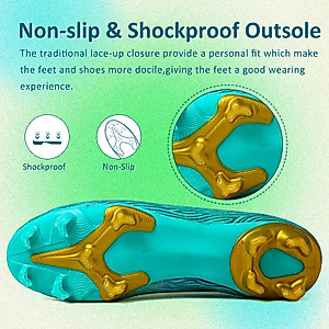 Soccer Cleats Mens Football Cleats Women Tacos de Futbol para Hombre tachones Futbol Soccer para Hombre para Hombres Outdoor Soccer Shoes High Top Cleats Men Football Boots Professional Spikes AG/FG