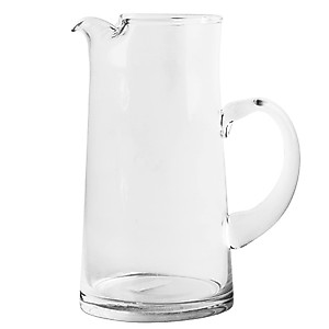 Glass Water Pitcher with Spout – Elegant Serving Carafe for Water, Juice, Sangria, Lemonade, and Cocktails – Crystal-Clear Glass Beverage Pitcher. (31259)