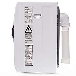 Barton Tumble Dryer White w/Digital Timer Automatic Portable Electric RV Apartment Clothes Laundry Compact