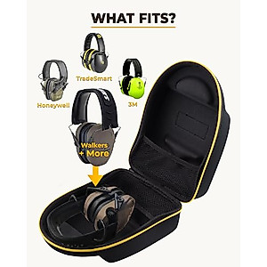 TradeSmart Hearing and Eye Protection Case - Safety Glasses and Ear Protection Case