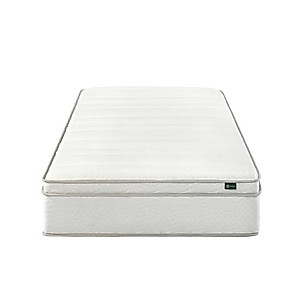 ZINUS 10 Inch Foam and Spring Hybrid Mattress [New Version], Twin, Fiberglass Free, Medium Firmness, Durable Support, Certified Safe Foams & Fabric, Mattress in A Box