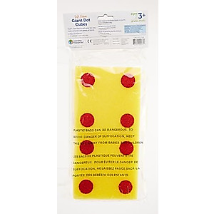 Giant Soft Cubes Dot 2/pk 5 Inch Cube Square