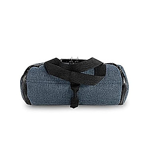 Duffle bag Small 10"- Smell Proof - With combo lock - SK9 Premium odorless Technology (Blue Navy)