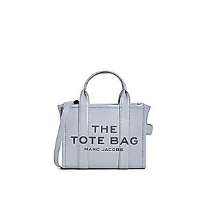 Marc Jacobs Women's The Mini Tote, WOLF GREY, Blue, Graphic, One Size